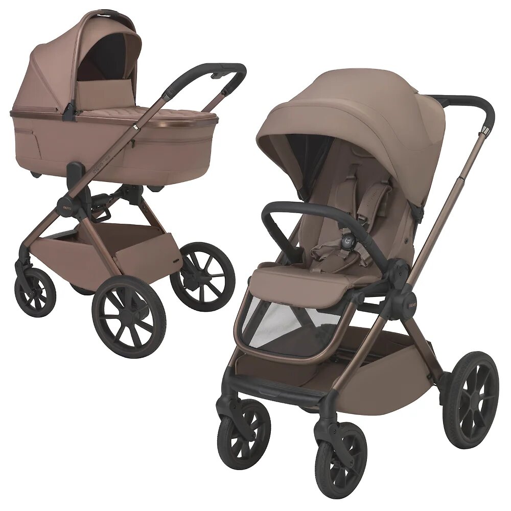 Детская коляска 2в1 Espiro Clodi, цвет Fashionable Brown (Коричневый), артикул производителя 13167