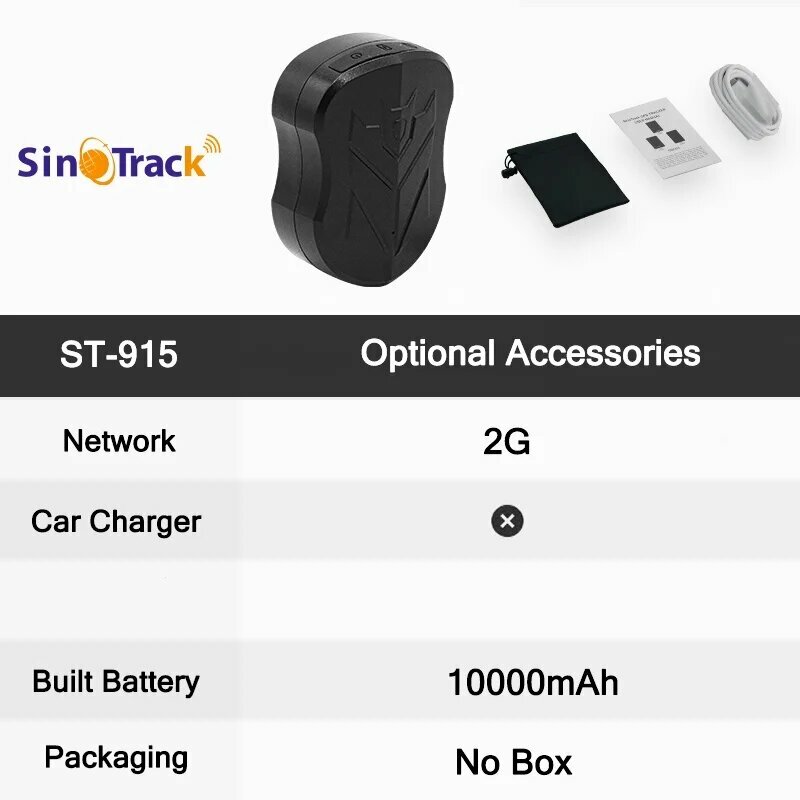 GPS трекер ST-915 2G, 10000mAh, без коробки и зарядки