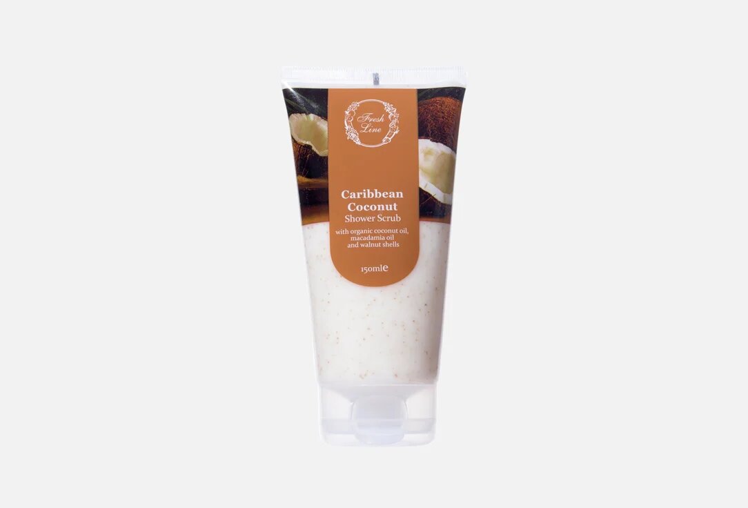 Fresh Line Ceribbean Coconut Гель-скраб для душа 150 мл