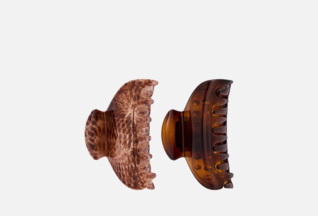 Babyliss Accessories коричневый Набор крабиков для волос 2шт