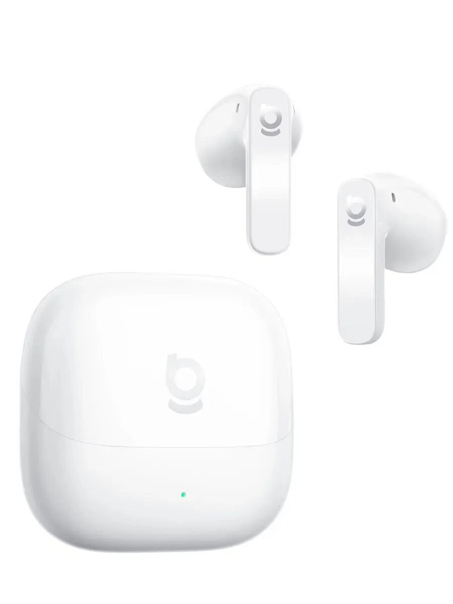 Беспроводные наушники Baseus bluetooth Bass BS1 NC Semi-in-Ear True Wireless Earbuds (A0010103)Белые