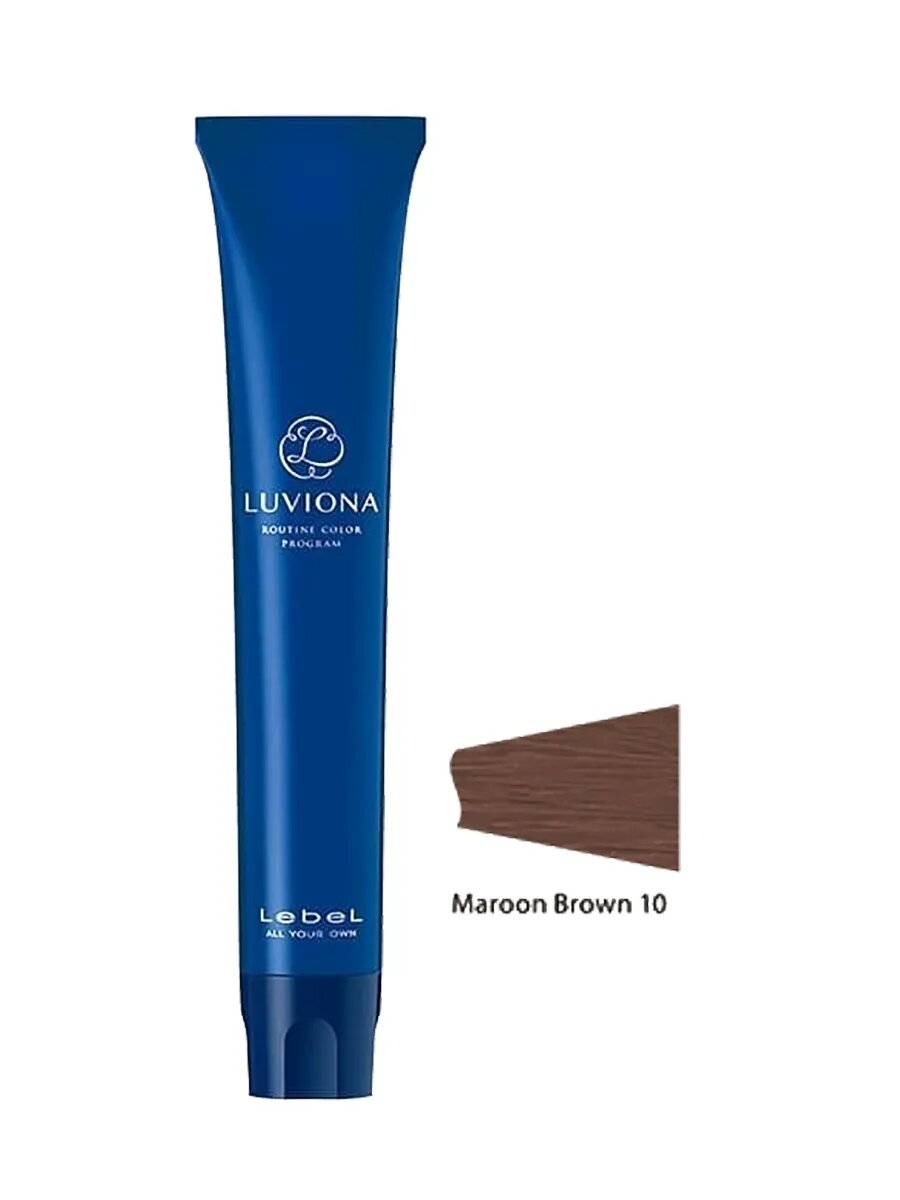 Lebel Краска для волос Марун Luviona Maroon-Brown 10 80 г