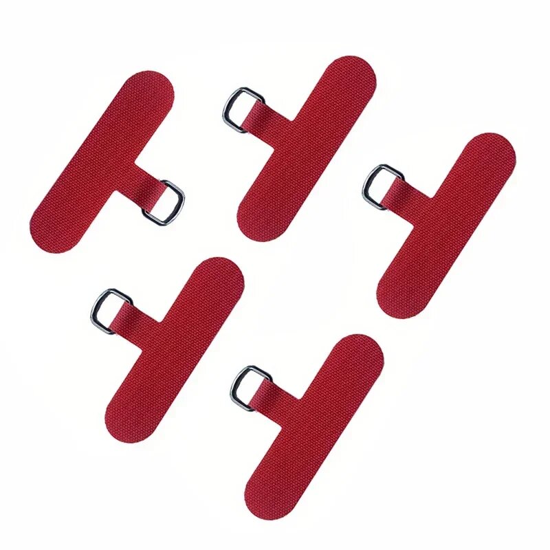 Набор Из 5 Т-образных Пряжек Для Ремешков На Телефон Красный, 5pcs-Red