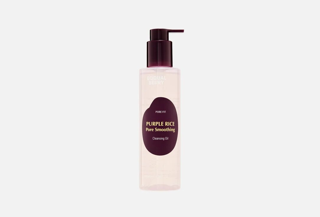 EQQUALBERRY Purple Rice Pore Smoothing Гидрофильное масло для лица 200мл