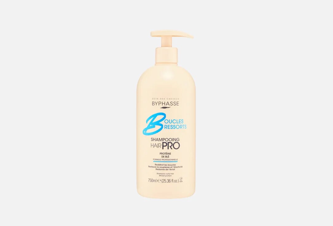 BYPHASSE HAIR PRO BOUCLES RESORTS Шампунь для вьющихся волос 750мл