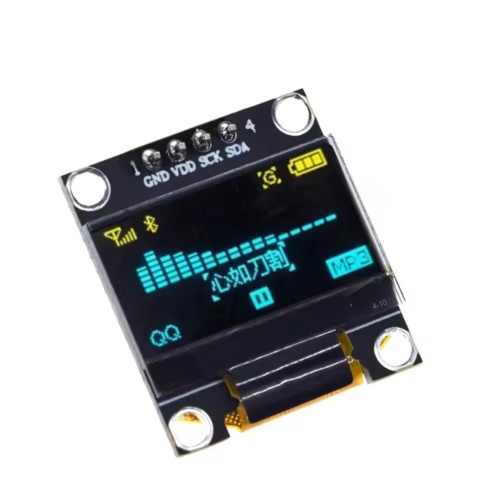 OLED-дисплей модуль 128x64 для Arduino Yellow Blue