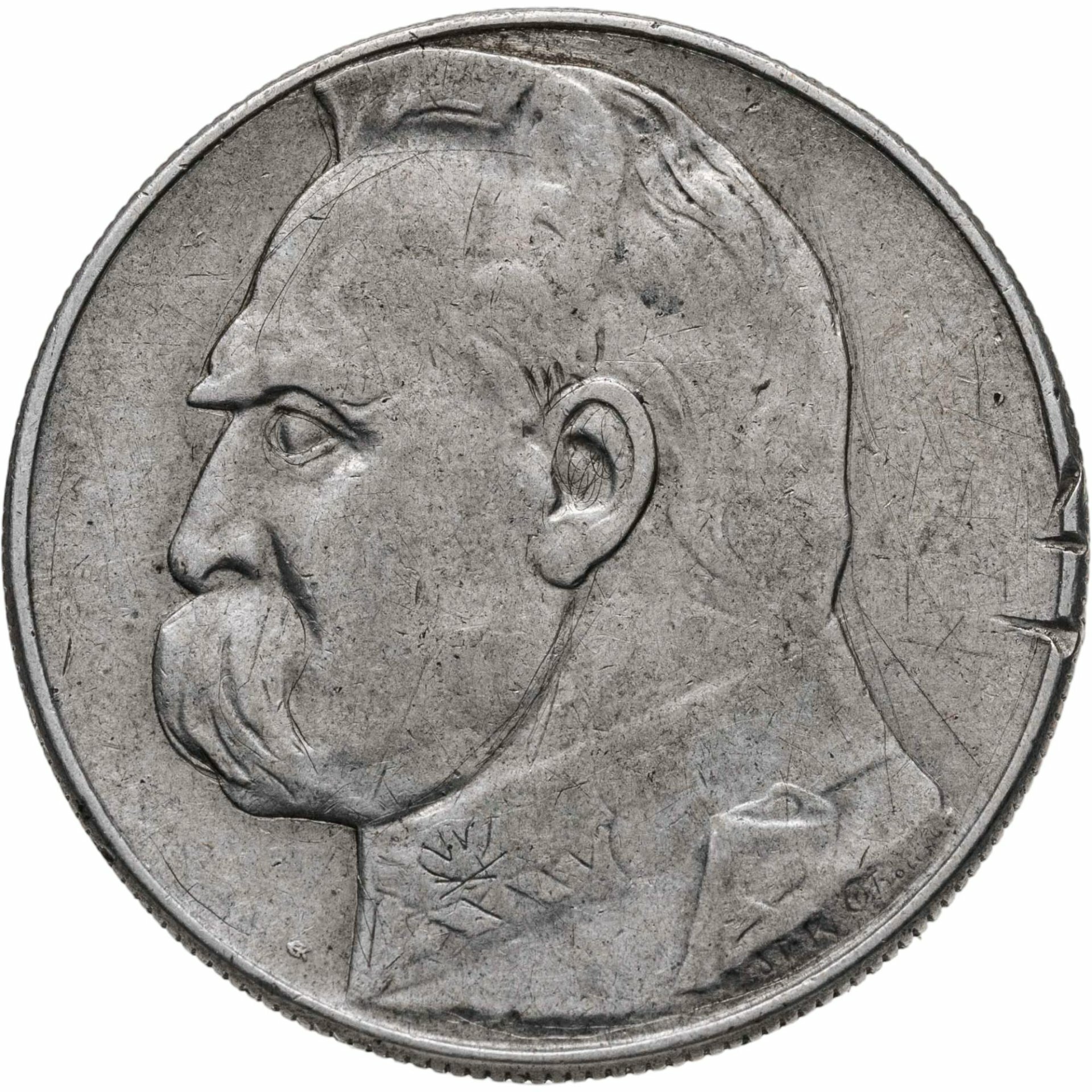 Польша 10 злотых (zlotych) 1936 Пилсудский