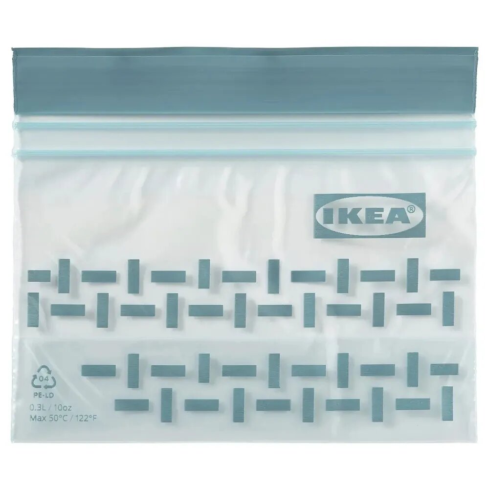 IKEA Зип пакет, 14х8 см
