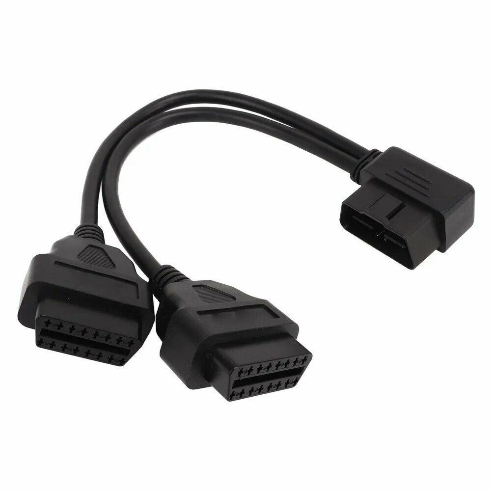 Разветвитель OBD2 1x2 с удлинением для 12V/24V диагностики