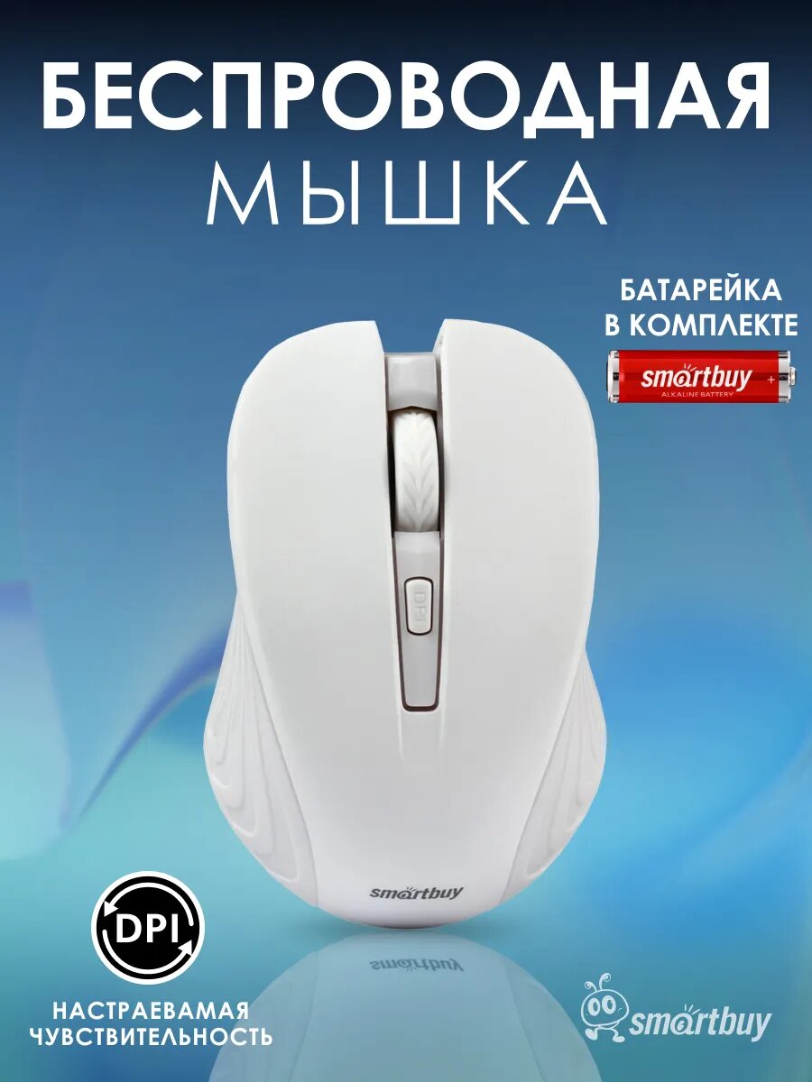 Мышка беспроводная для ноутбука и ПК