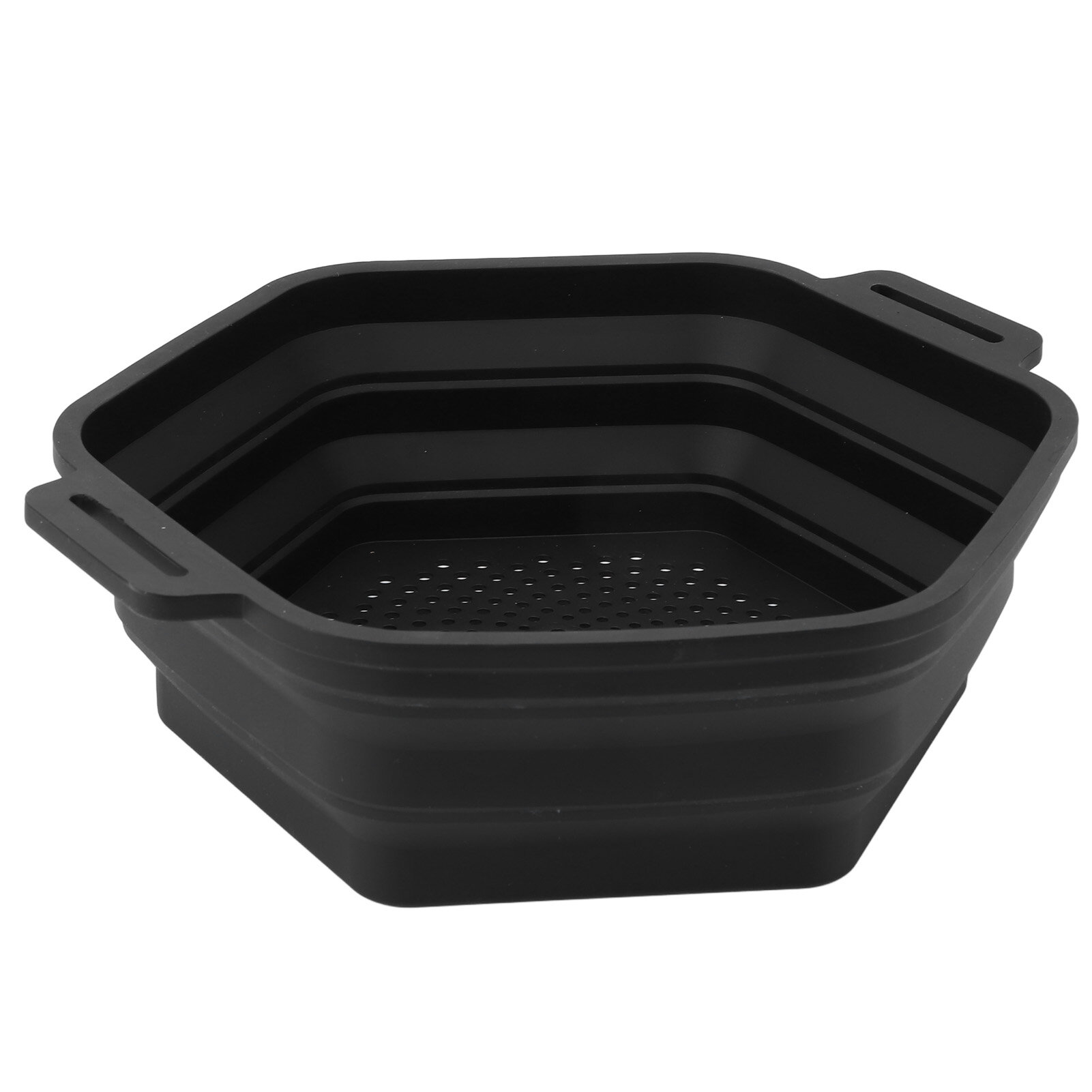 Silicone Ice Bath Tub Bucket Foldable Portable Hanging Water Chiller Rapid Cooling Black, материал: силикон, нейлон, вес: approx. 436.00g / 15.38oz, в комплект входят: 1 x Shower Basin, 2 x Stickers, 2 x Hooks, 2 x Traction Rings, 2 x Ropes
