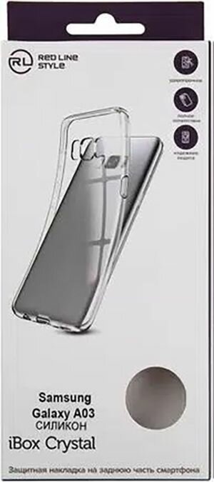 Чехол-накладка Red Line iBox Crystal для Samsung Galaxy A03 прозрачный