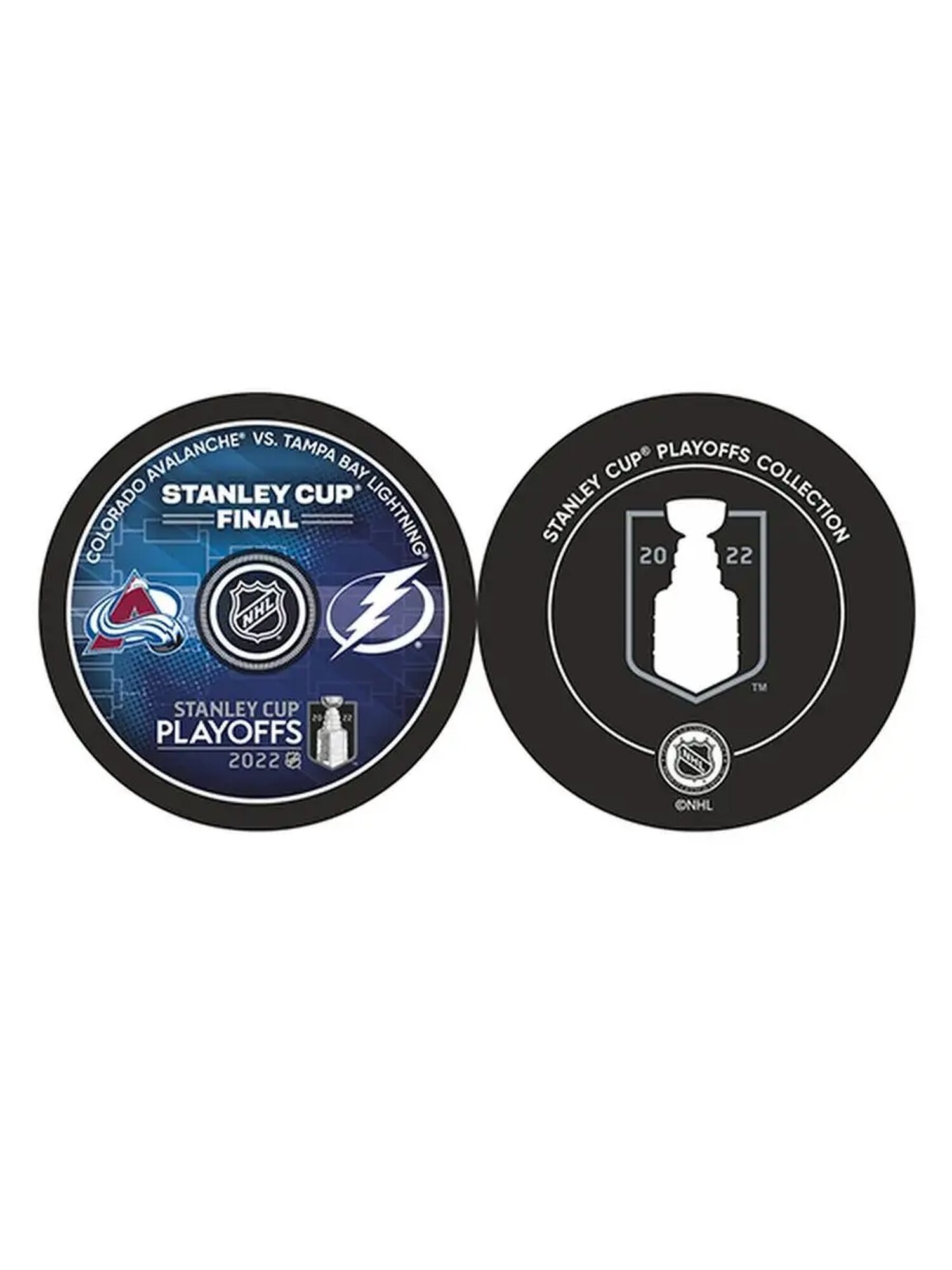 Шайба Sportfanat NHL Stanley Cup Final 2022, 76 мм, цвет черный