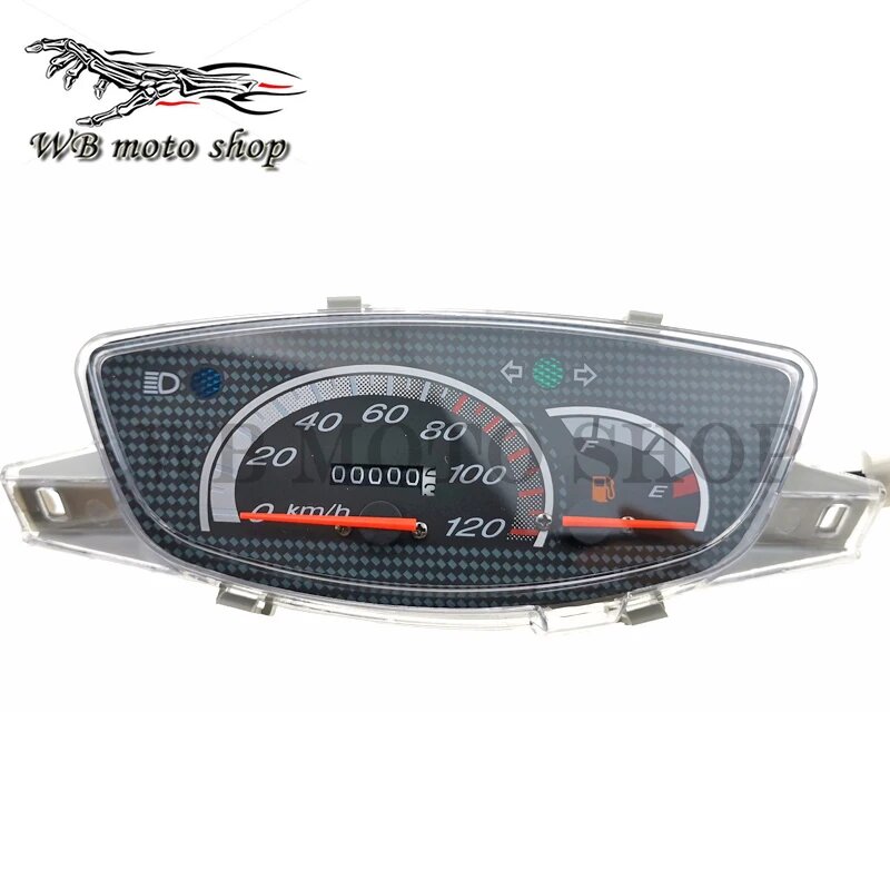 Спидометр для мотоцикла Honda DIO 50 AF27 AF28 ZX50 AF34 AF35, одометр на 120 км, комплект 120km