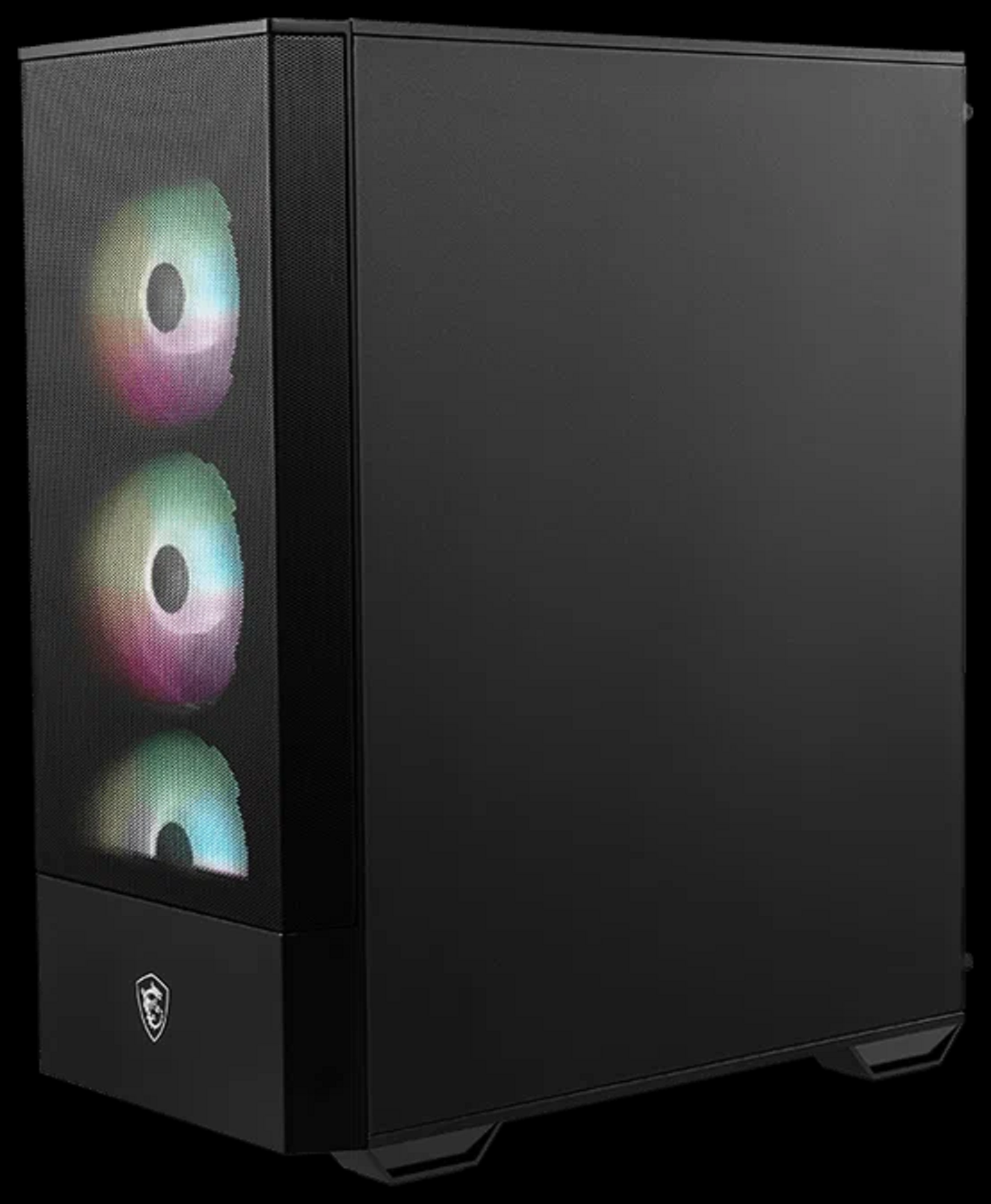 Корпус ATX MSI MAG FORGE 112R черный, без БП, боковая панель из закаленного стекла, 2*USB 3.2, audio