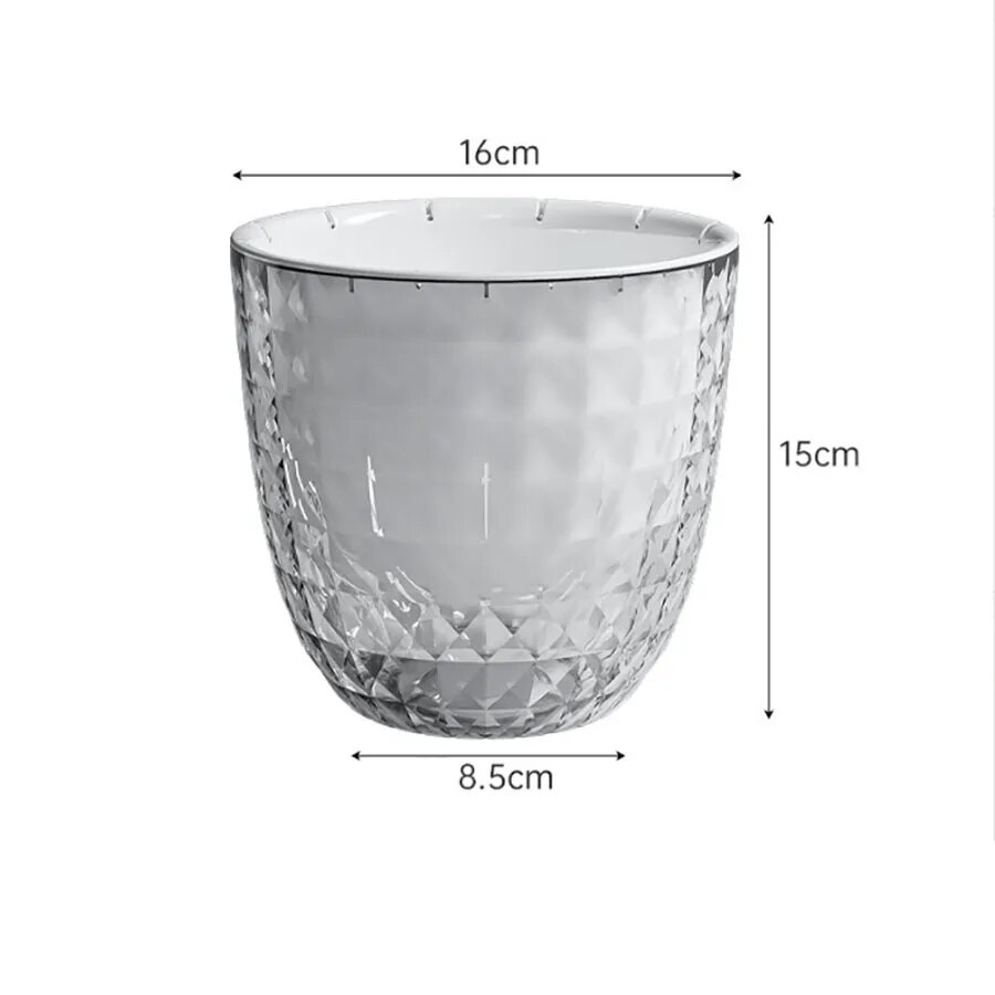Прозрачный горшок для цветов 16x15x8.5 см, Sheet Size: Large