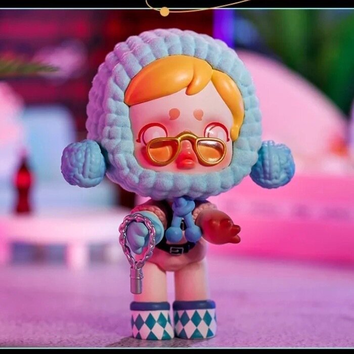 Коллекционные фигурки Pop Mart Blind Box из серии "Модные медведи и кошки", стильные декоративные игрушки, фигурки кошек из блайнд-боксов.