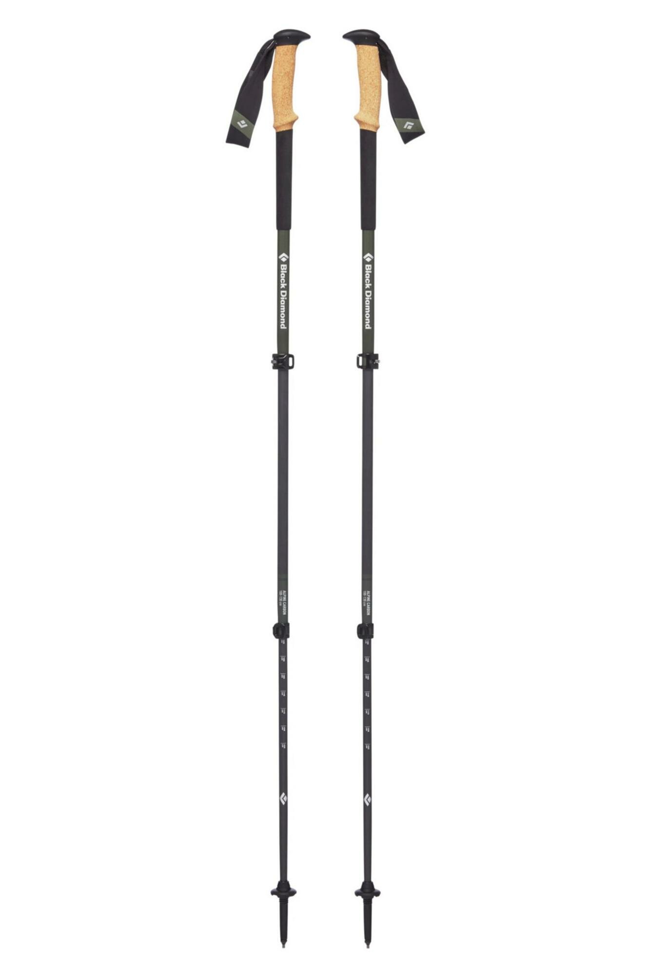 Палки треккинговые Black Diamond Alpine Carbon Cork Trek Poles Tundra