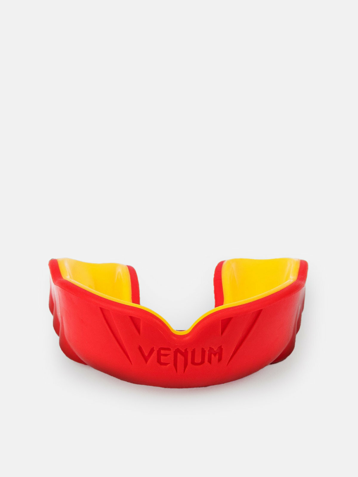 Капа боксерская Venum Challenger Red/Yellow, чехол в комплекте