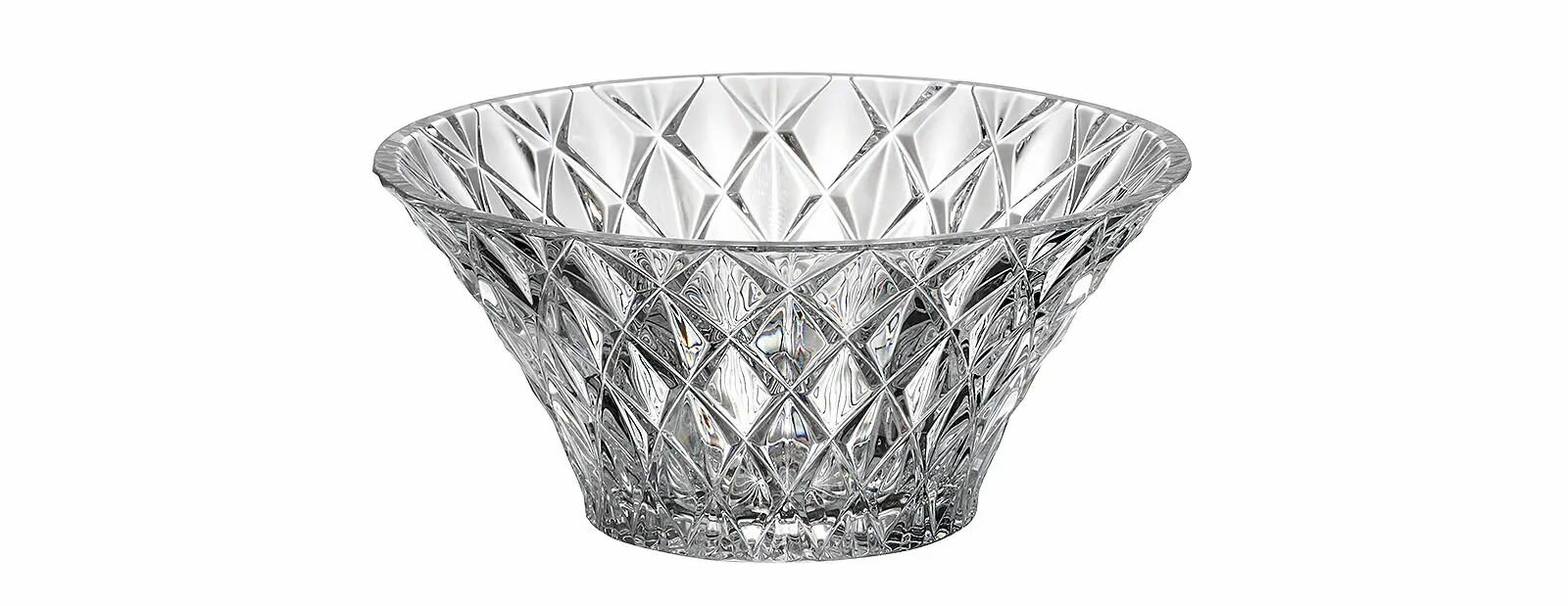 Салатник "MEMPHIS", 19 см, прозрачный, стекло, Crystal Bohemia/ БСС0781