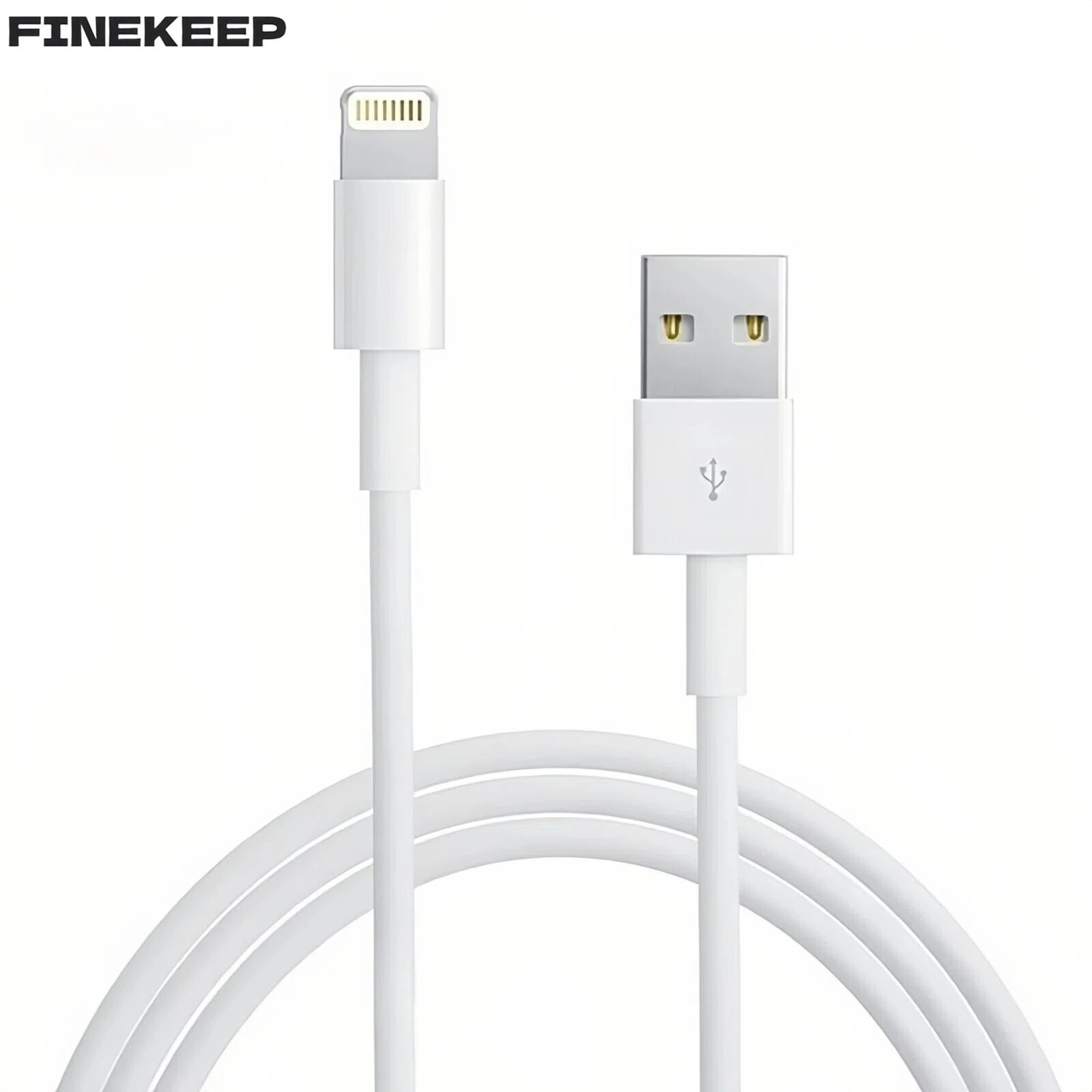 Кабель USB A-Lightning 1м, MFi, для iPhone