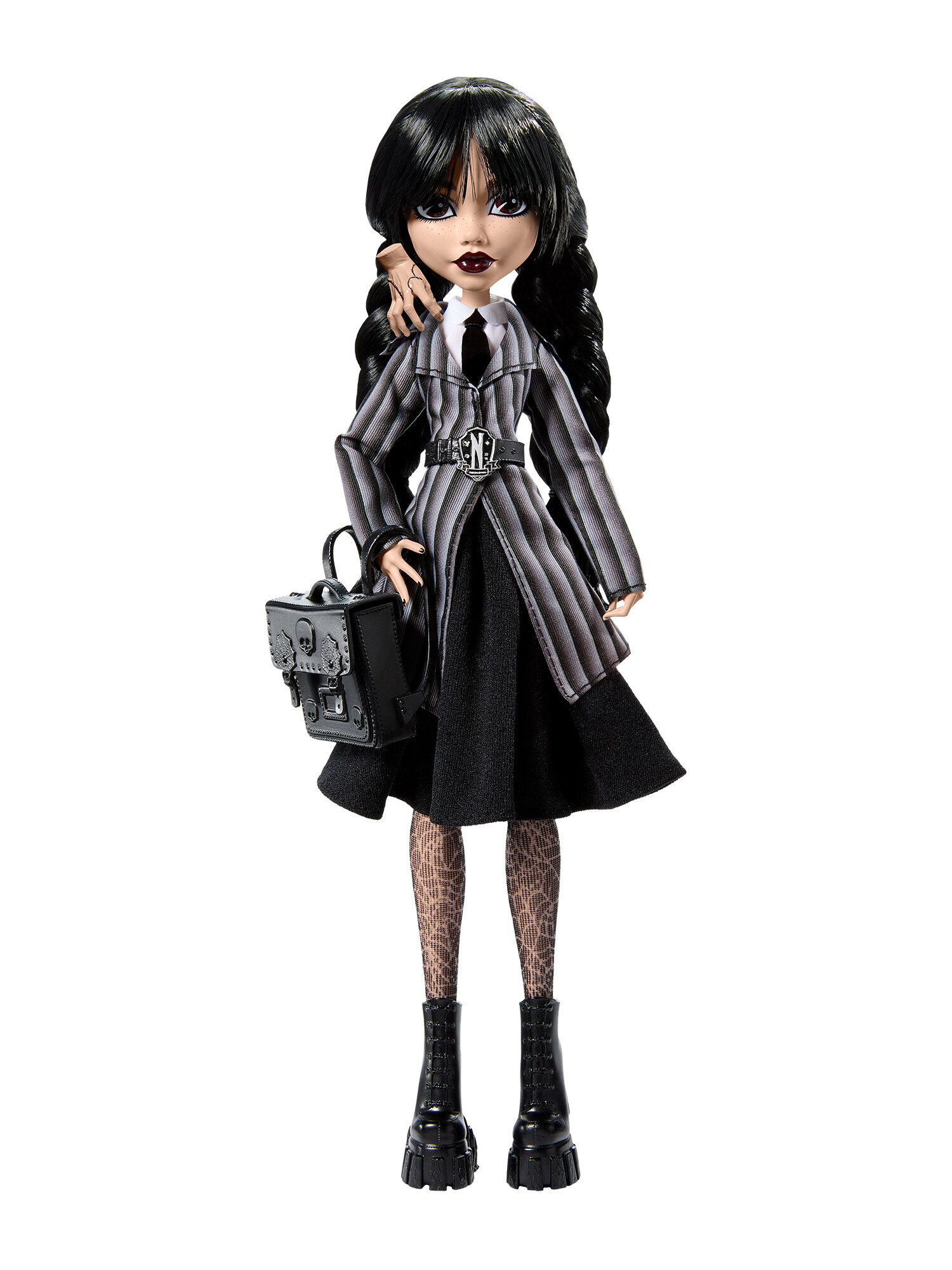 Кукла Mattel Monster High Wednesday Adams HXJ04 Уэнздей Аддамс, черный