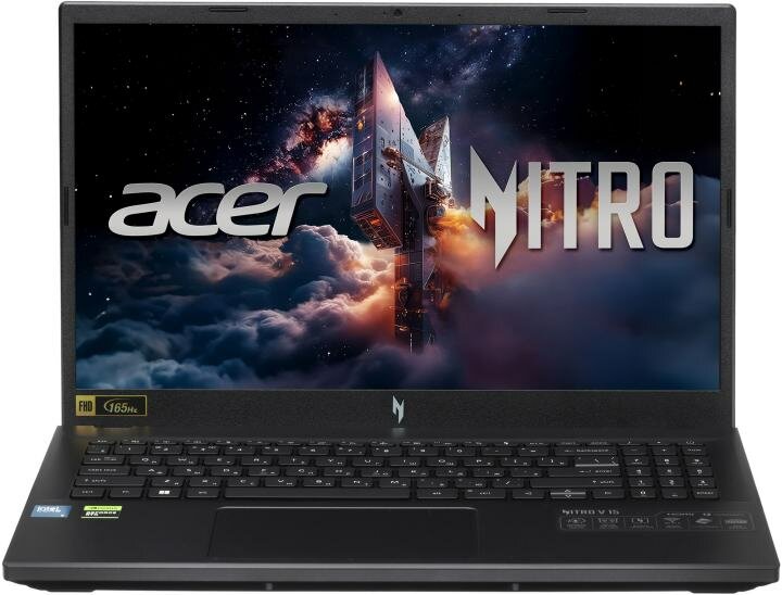 NH. QV2CD.005 15.6" Ноутбук Acer Nitro V 15 ANV15-52-58NU черный [английская/русская раскладка, 1920x1080, IPS, Intel Co