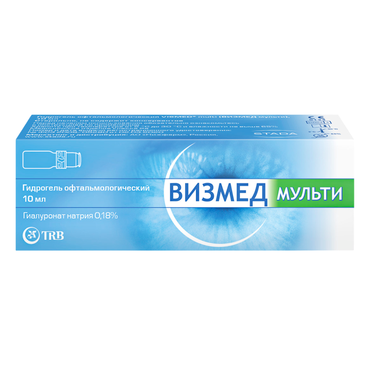 Визмед Мульти, гидрогель офтальмологический, 10 мл