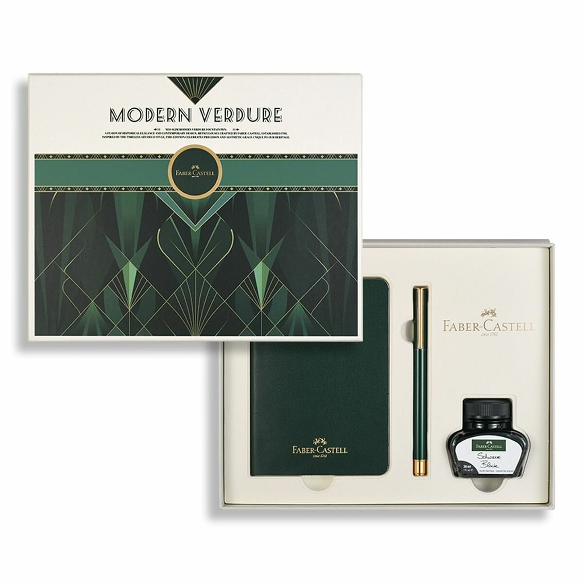 Ручка Graf von Faber-Castell серии Linshang Neo Slim в подарочной коробке с чернилами для элитной канцелярии