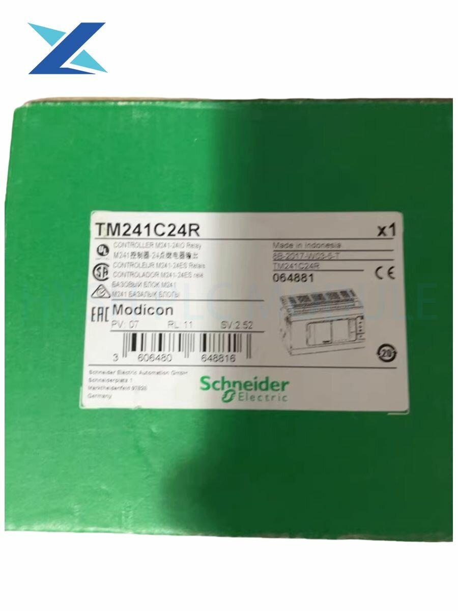 Новый Программируемый логический контроллер TM241C24R Modicon M241