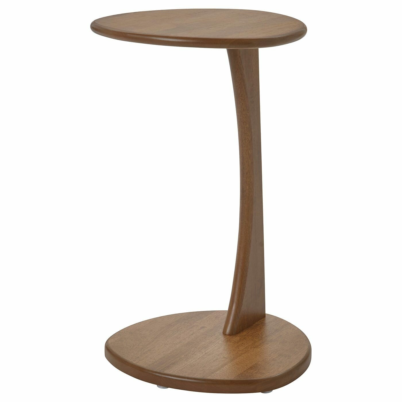 Приставной столик IKEA UGGLERUM, коричневый, 46x40 см