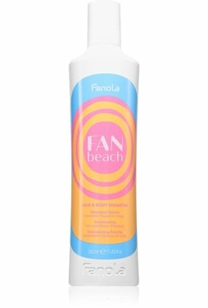 Шампунь для волос fanola fan beach hair & body shampoo, для женщин, 350 мл