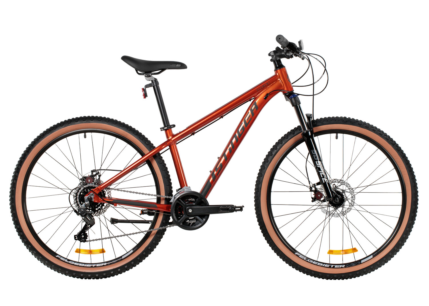 Велосипед Stinger Element 26 (2026), рама XS (130-155 см), оранжевый