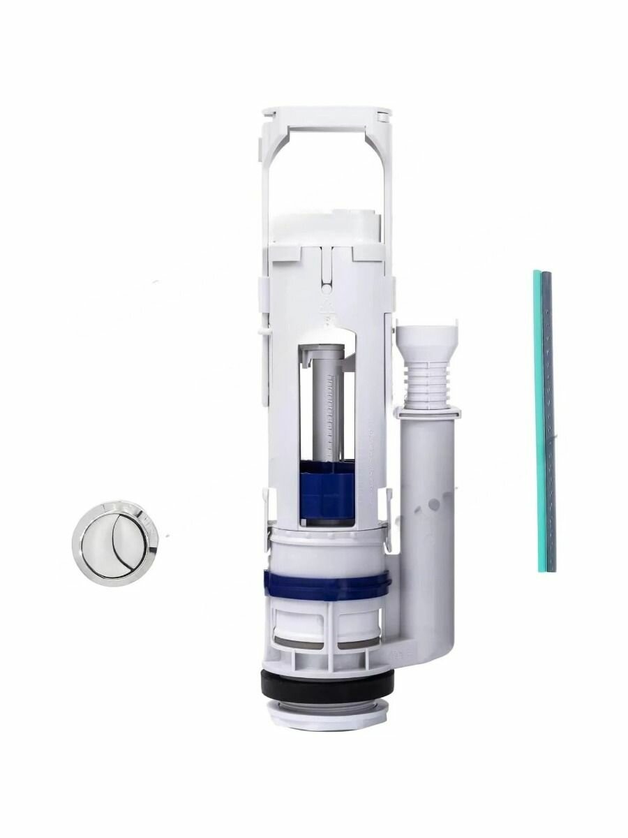 Сливной механизм для унитаза, совместимый с Geberit Type 250 / 261.157.00.1, запасная деталь для ремонта и замены системы смыва и сливного бачка унитаза.