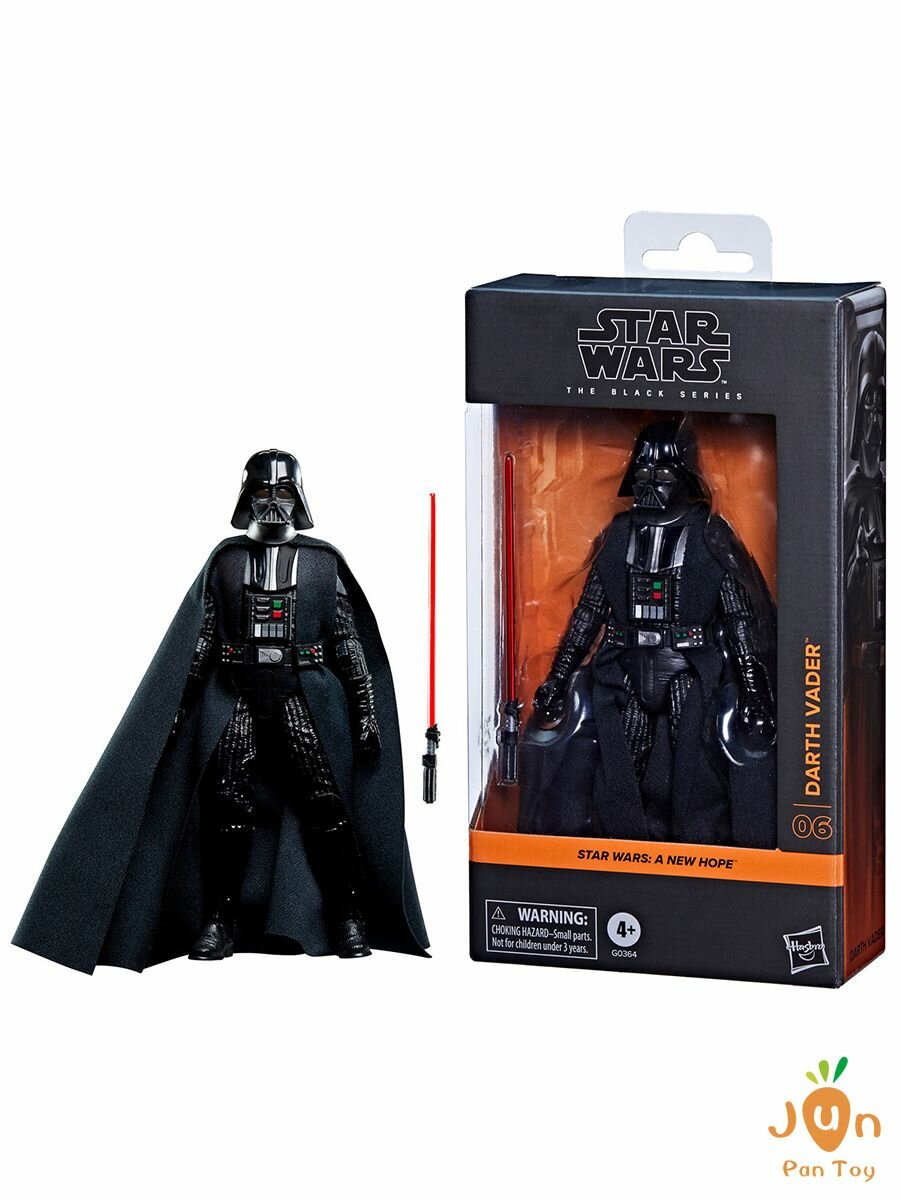 Звездные войны Star Wars The Black Series - Darth Vader / Эта 6-дюймовая подвижная кукла Дарта Вейдера оснащена аксессуарами и множеством подвижных шарниров, что делает ее игрушкой-сюрпризом для детей