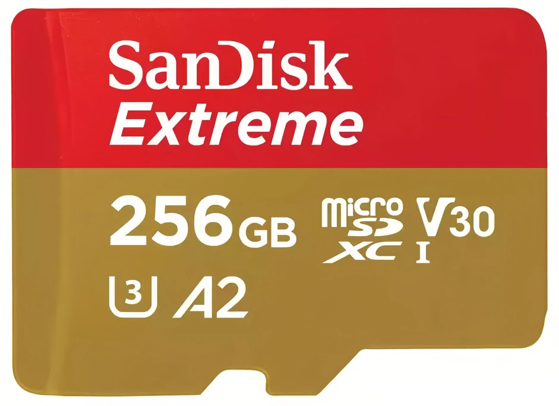 Карта памяти SanDisk MicroSDXC 256GB Sandisk Extreme UHS-I A2 V30 U3 190/130 МБ/с, без адаптера