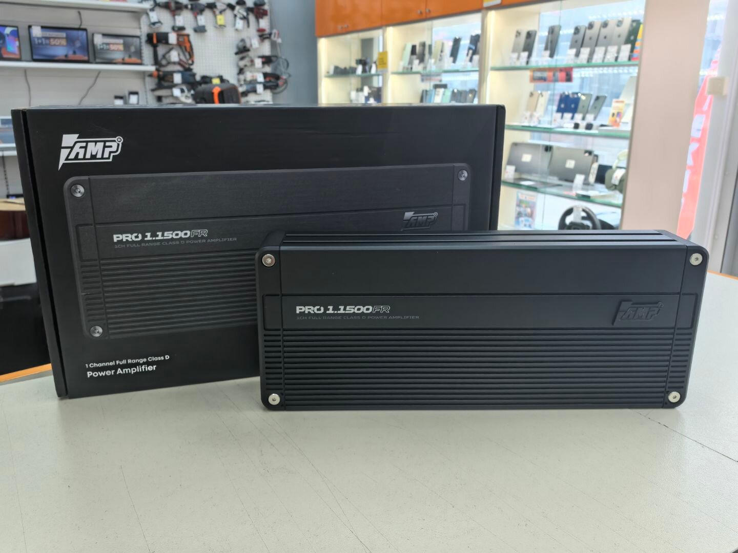 Усилитель AMP PRO 1.1500FR автомобильный для сабвуфера / Моноблок, б/у
