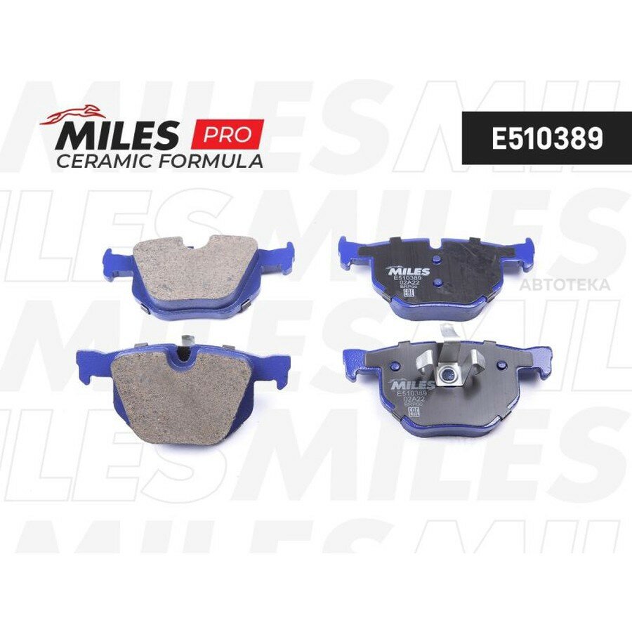 Колодки тормозные BMW E90/E91/E84 зад. Ceramic PRO MILES E510389