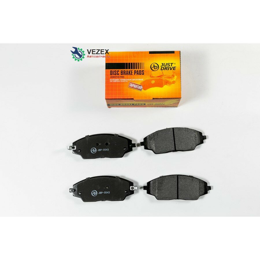 JUST DRIVE JBP0543 Колодки тормозные дисковые, передние