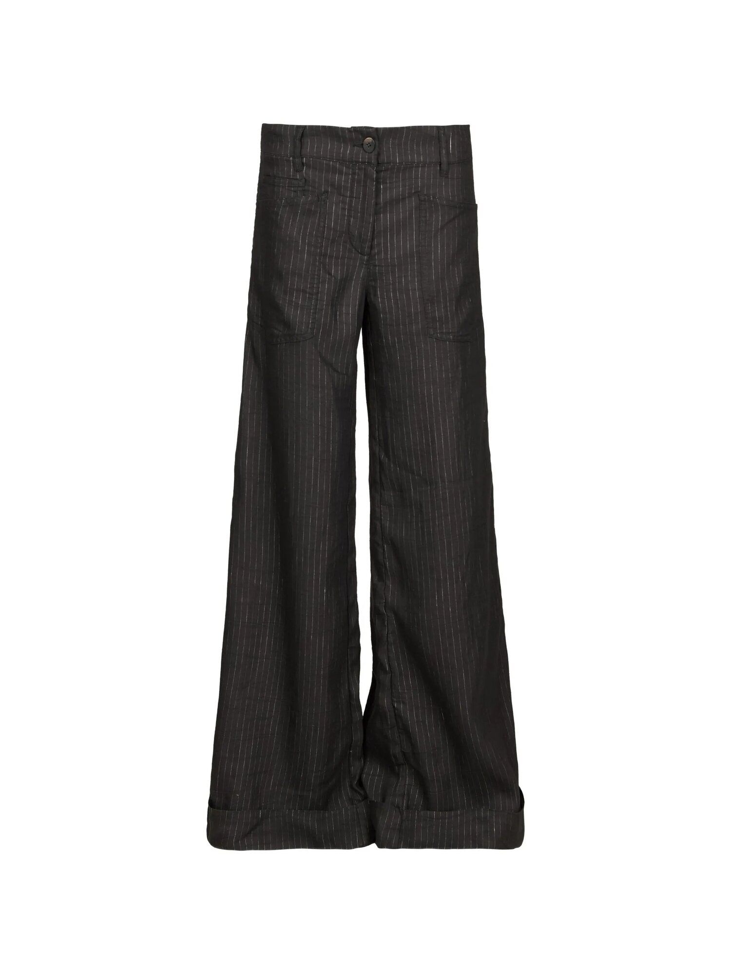 Брюки Pinstripe-pattern wide-leg trousers