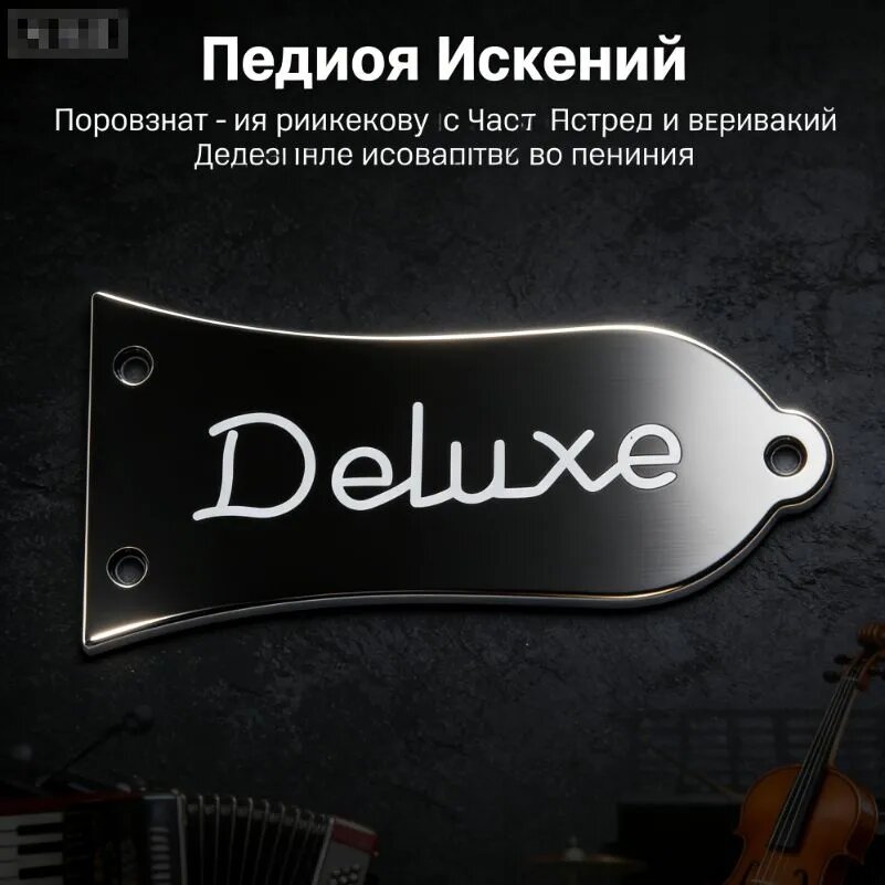 Накладка на анкерный стержень для гитары Gibson LP 'Standard', двухслойная, черная.