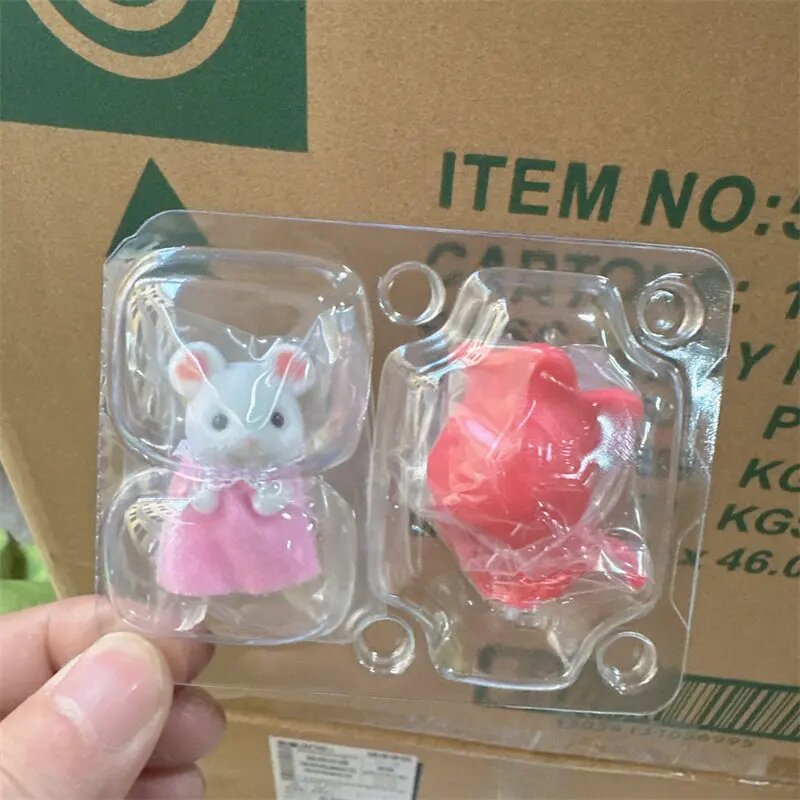 Игровой набор Sylvanian Families Кухонная мебель Розовый, Baby Rat