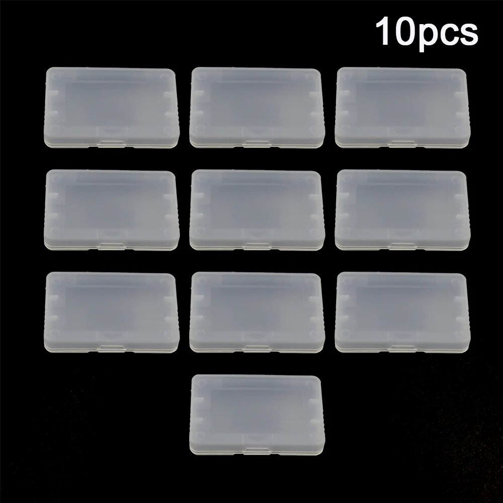 Прозрачные коробки для карт Gameboy Advance GBA (5/10 шт.) 10pcs