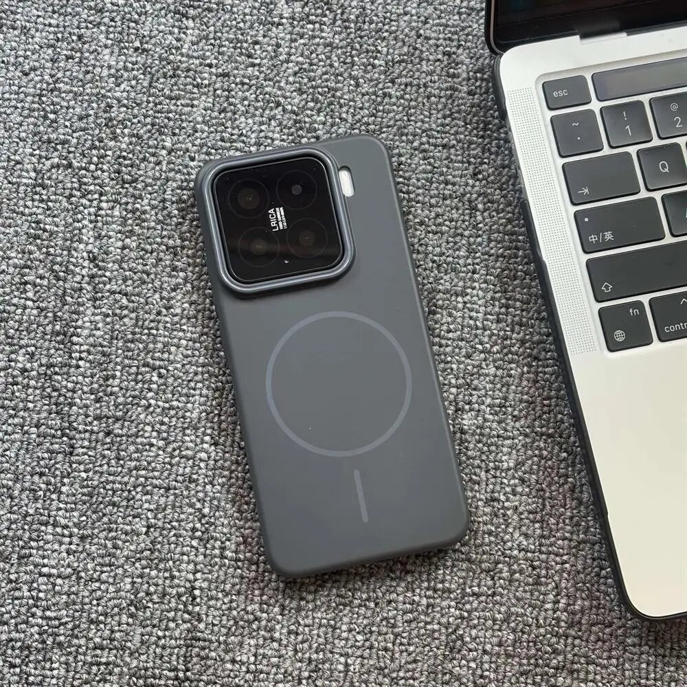 Оригинальный магнитный чехол Magsafe для Xiaomi 17T Pro 15T 17 15 Pro xiaomi 15, Серый, dark gray