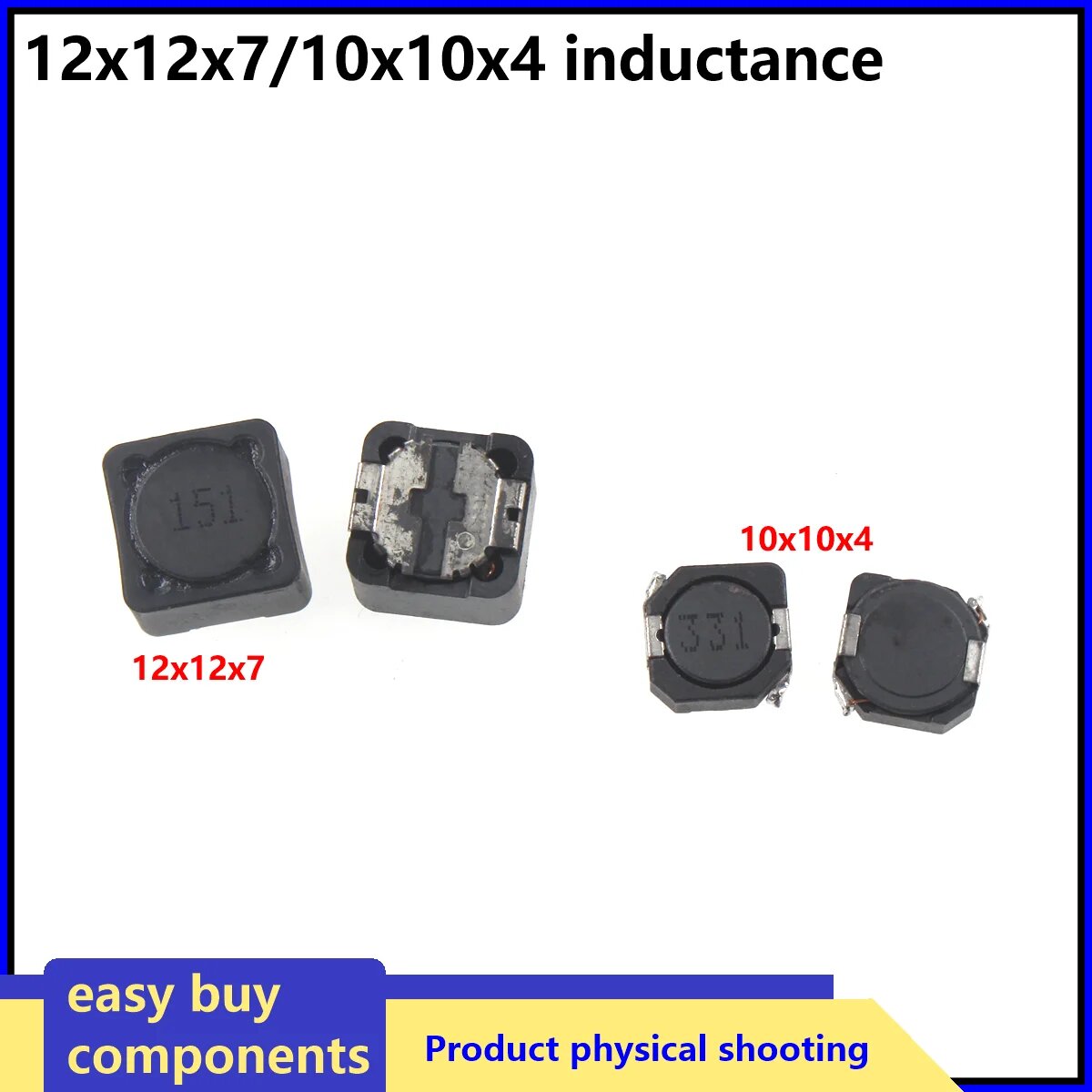 Индукторы CDRH127 CD127R Power CDRH104 (2.2/3.3/4.7/10/22/33/470 мкГн) SMD CD127 470UH 471 5PCS
