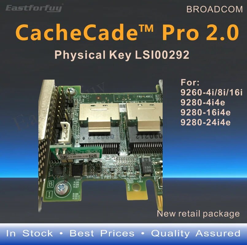 Eastforfuy LSI00292 CacheCade Pro 2.0 SSD Acceleration Software Key