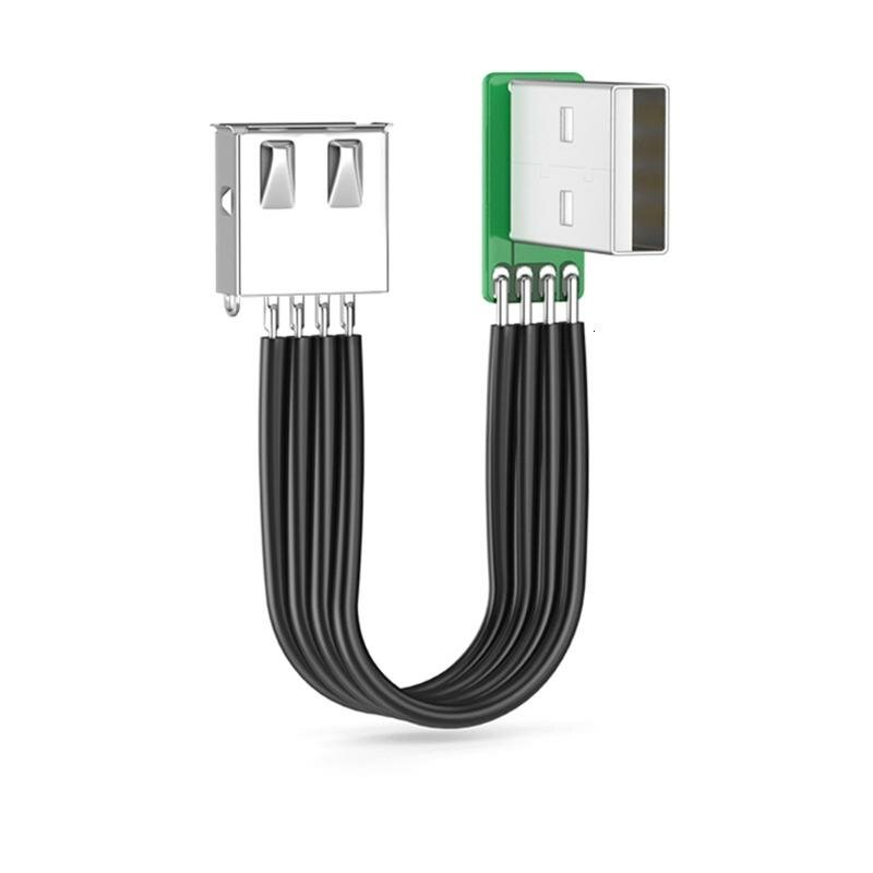 USB 2.0 плоский ленточный удлинитель 480 Мбит/с, 15cm - слева