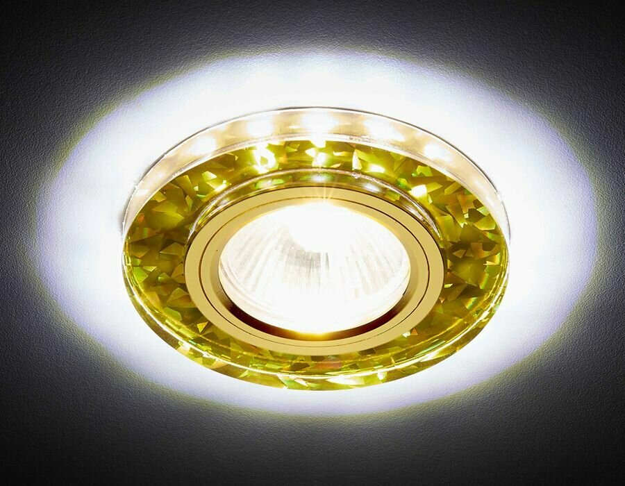 Встраиваемый светодиодный светильник Ambrella light Led S225 WH/G/WH