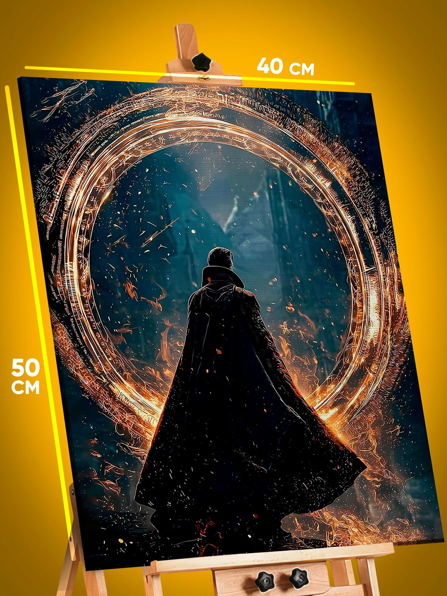 Картина на стену интерьерная на холсте с подрамником 40х50 Marvel Доктор Стрэндж