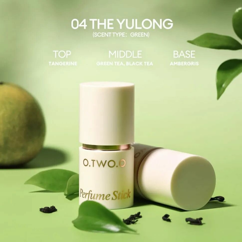 Твердые сухие духи стойкие натуральные унисекс O.TWO.O 04 THE YULONG